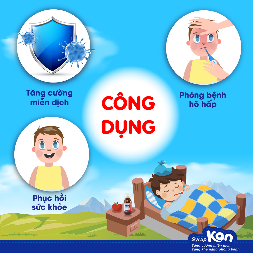 Review chi tiết về Siro Kan. Thành phần là gì? Giá bao nhiêu? Liều dùng ...